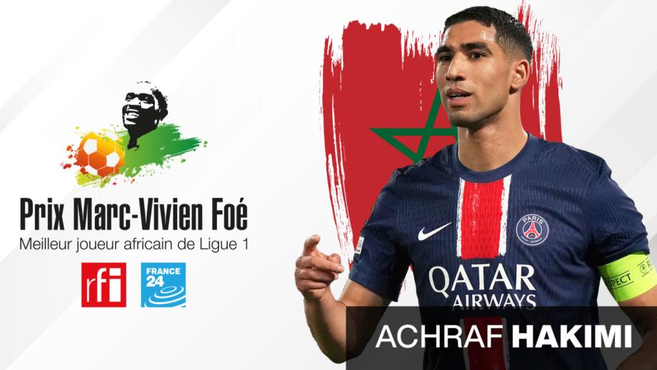 Achraf Hakimi Crowned Best African Player in Ligue 1 with the Marc ...